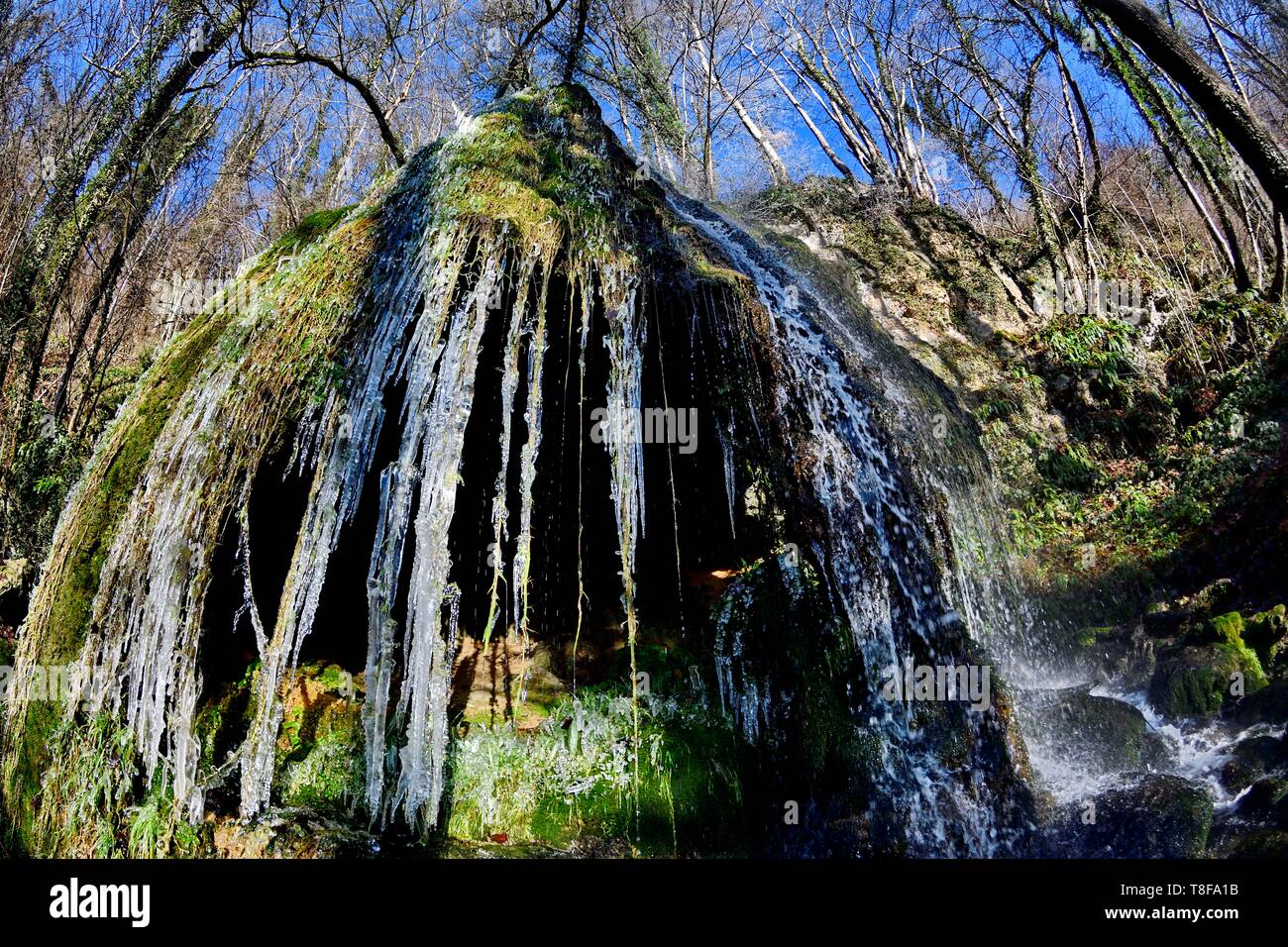 Tufa waterfall hi-res stock photography and images - Alamy