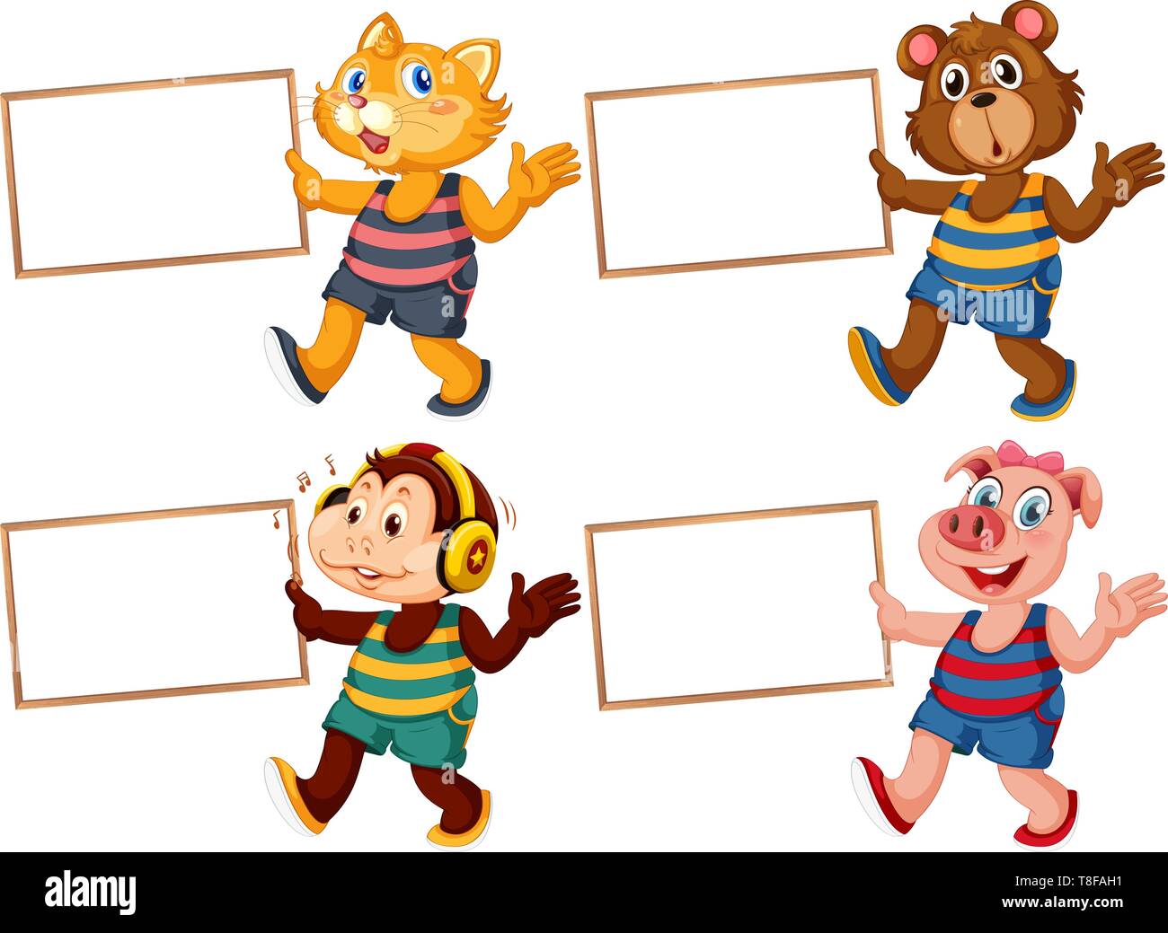 Animal banner Cut Out Stock Images & Pictures - Alamy