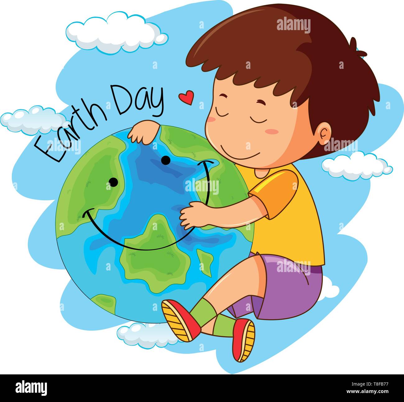 Love our earth Stock Vector Images - Alamy