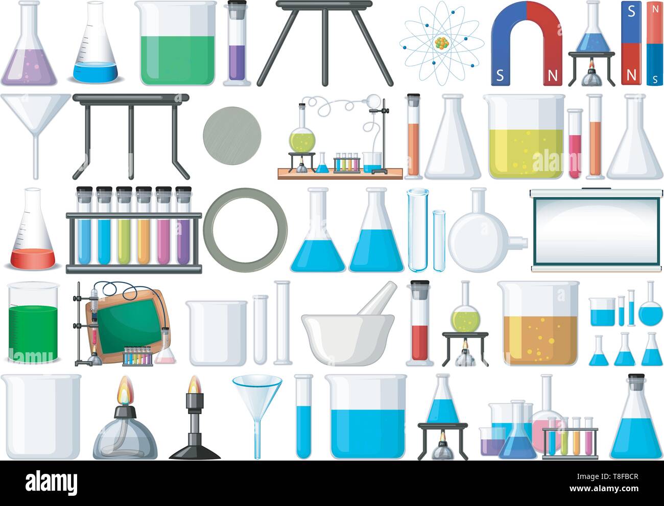 Lab tools Stock Vector Images - Alamy