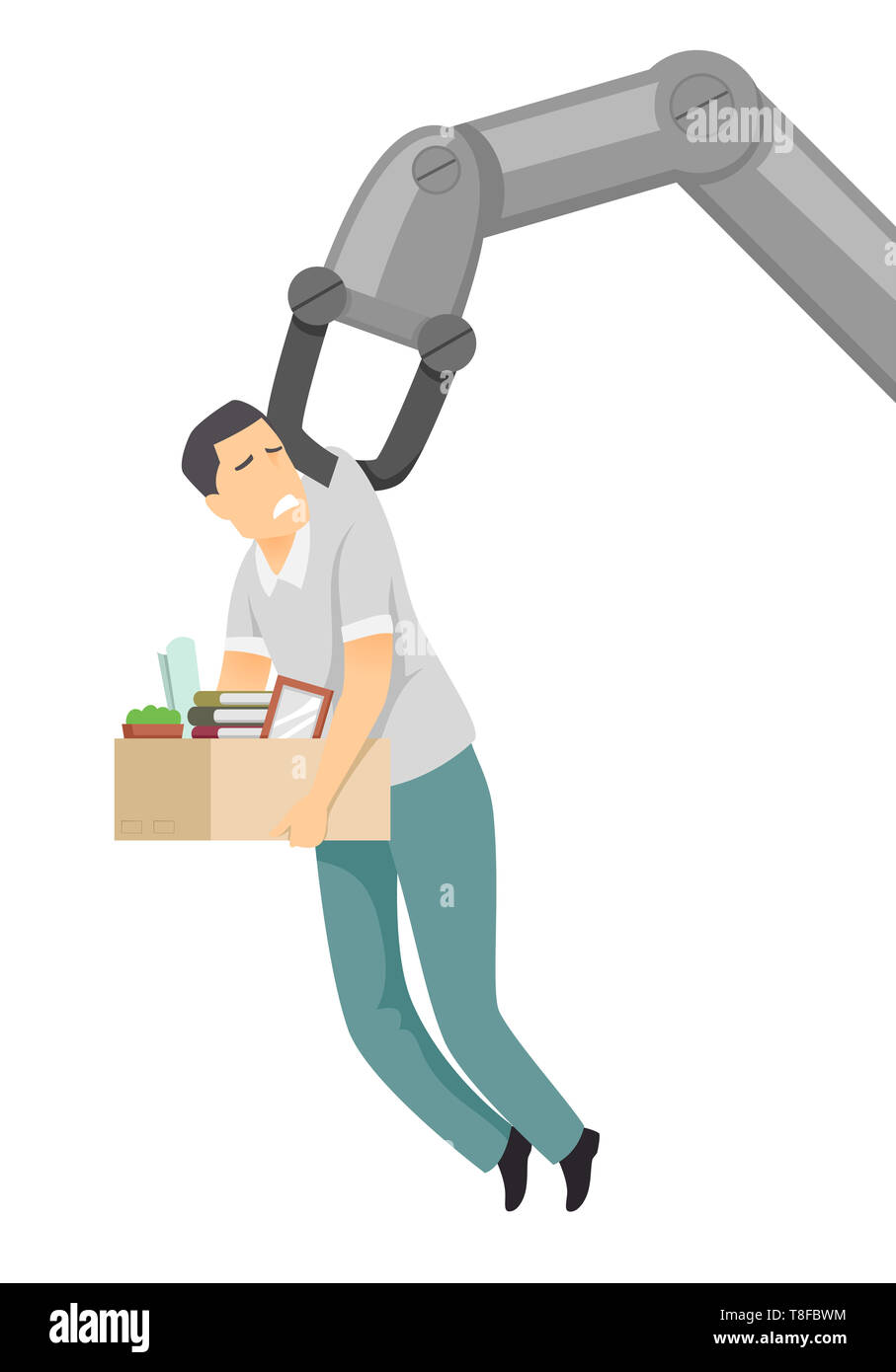 Fired From Job Cartoon