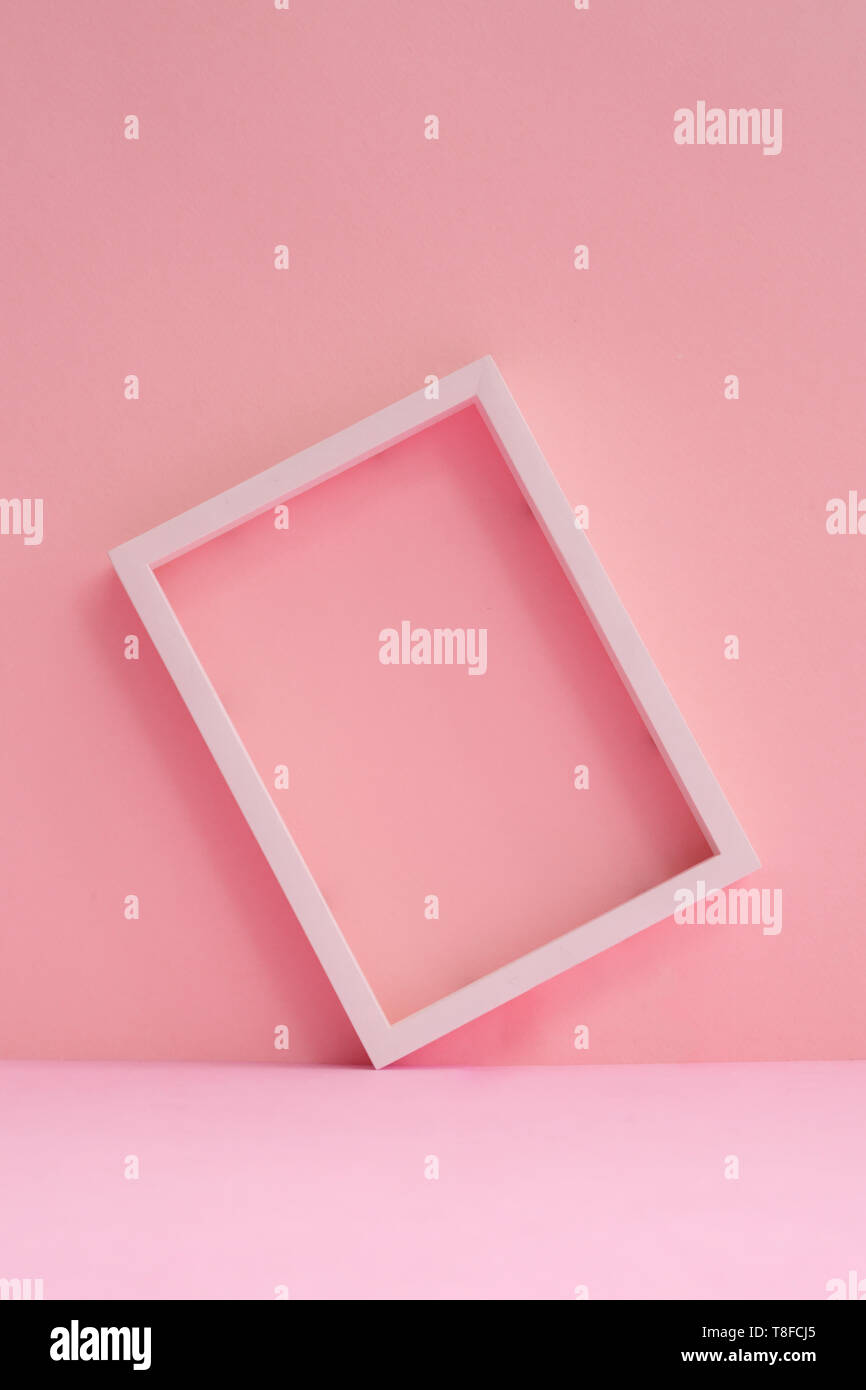 Two-Tone Background and White Frame Stock Photo - Alamy