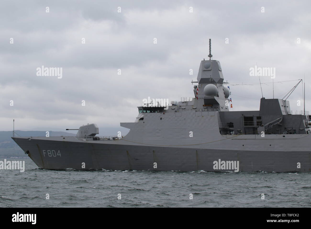 HNLMS De Ruyter (F804), a De Zeven Provincien-class frigate operated by ...