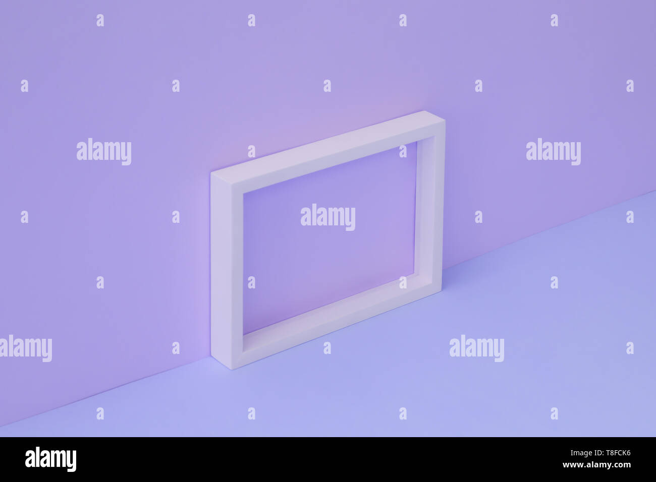 Two-Tone Background and White Frame Stock Photo - Alamy