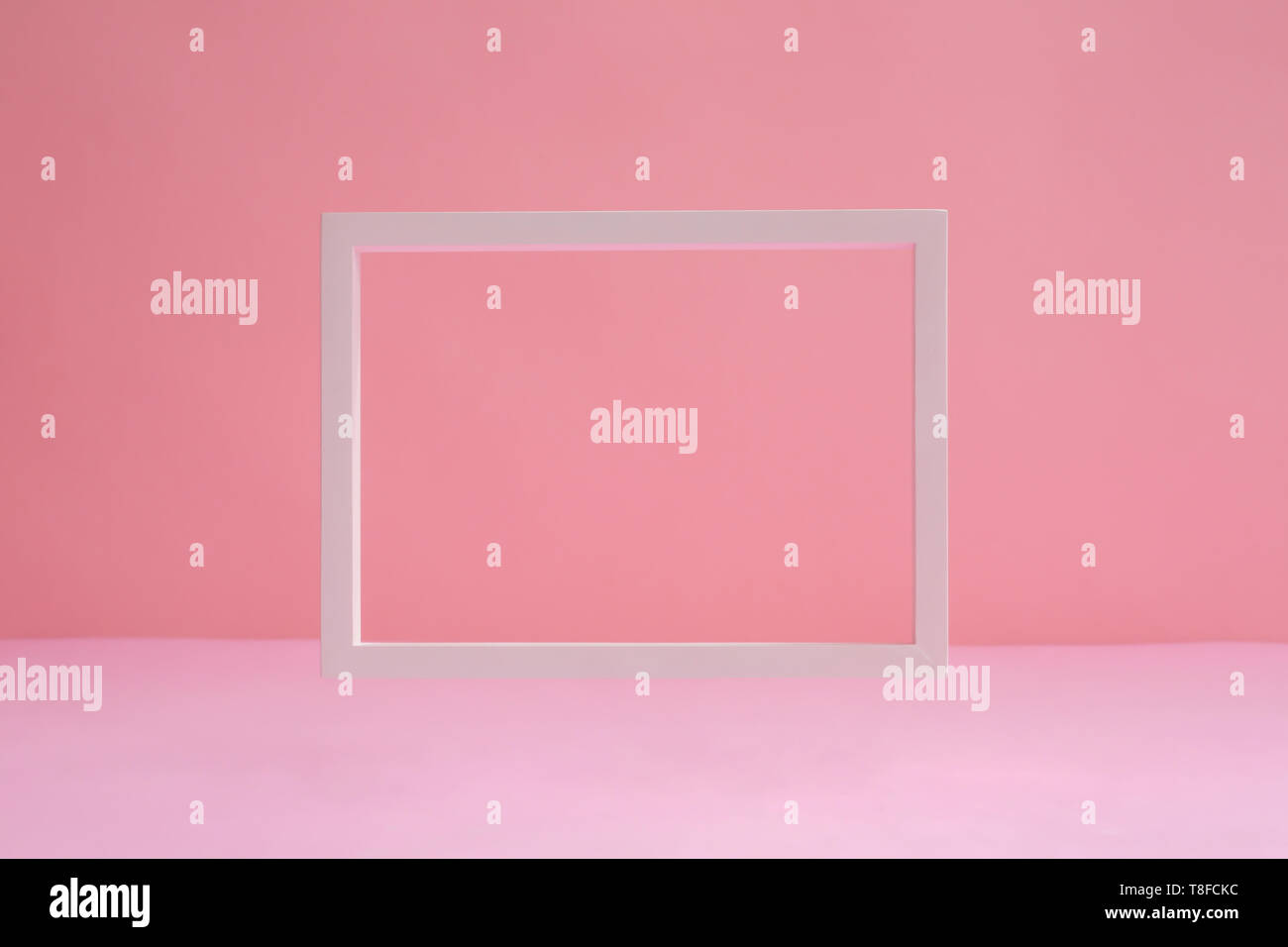 Two-Tone Background and White Frame Stock Photo - Alamy