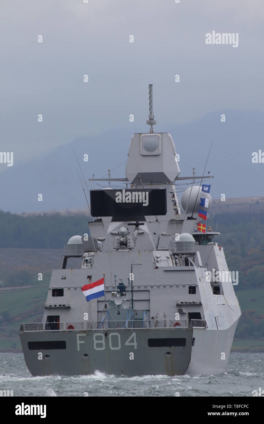 HNLMS De Ruyter (F804), a De Zeven Provincien-class frigate operated by ...