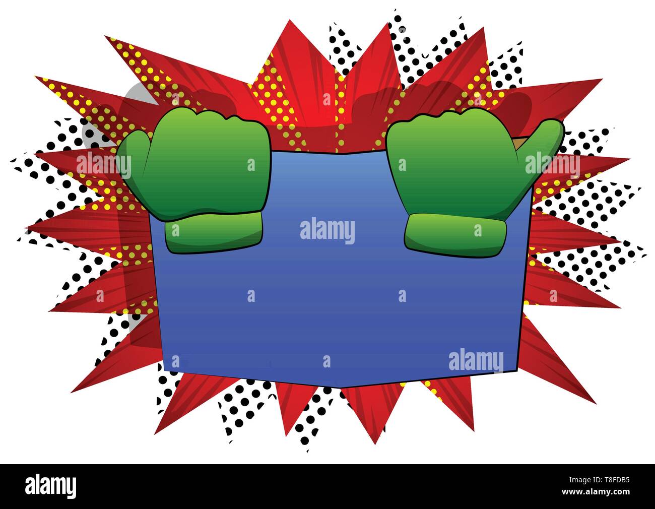 Vector cartoon hand holding a book, hiding behind it. Illustrated hand ...