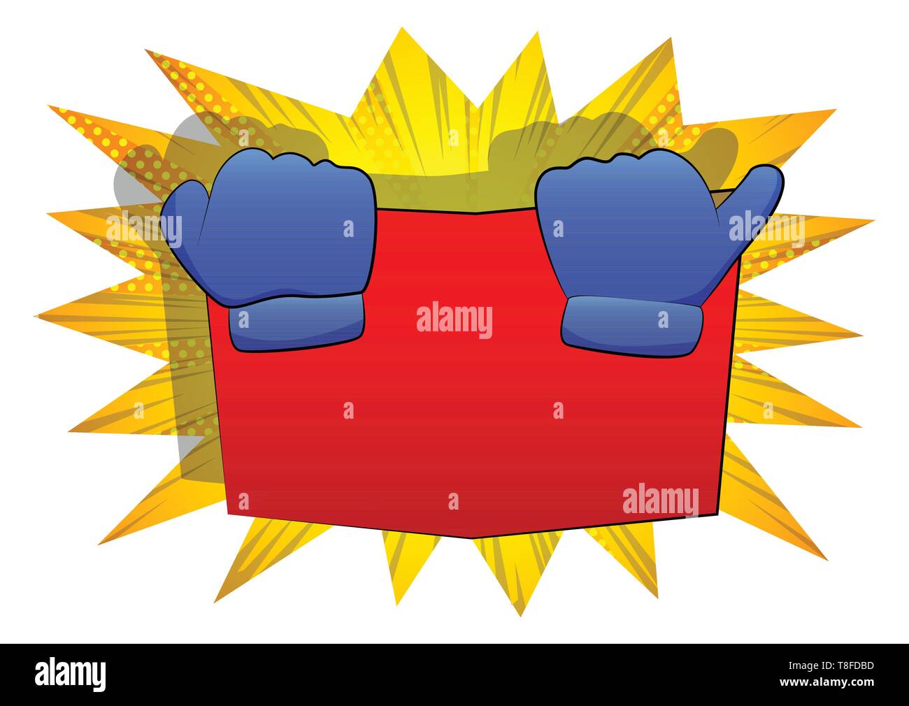 Vector cartoon hand holding a book, hiding behind it. Illustrated hand ...