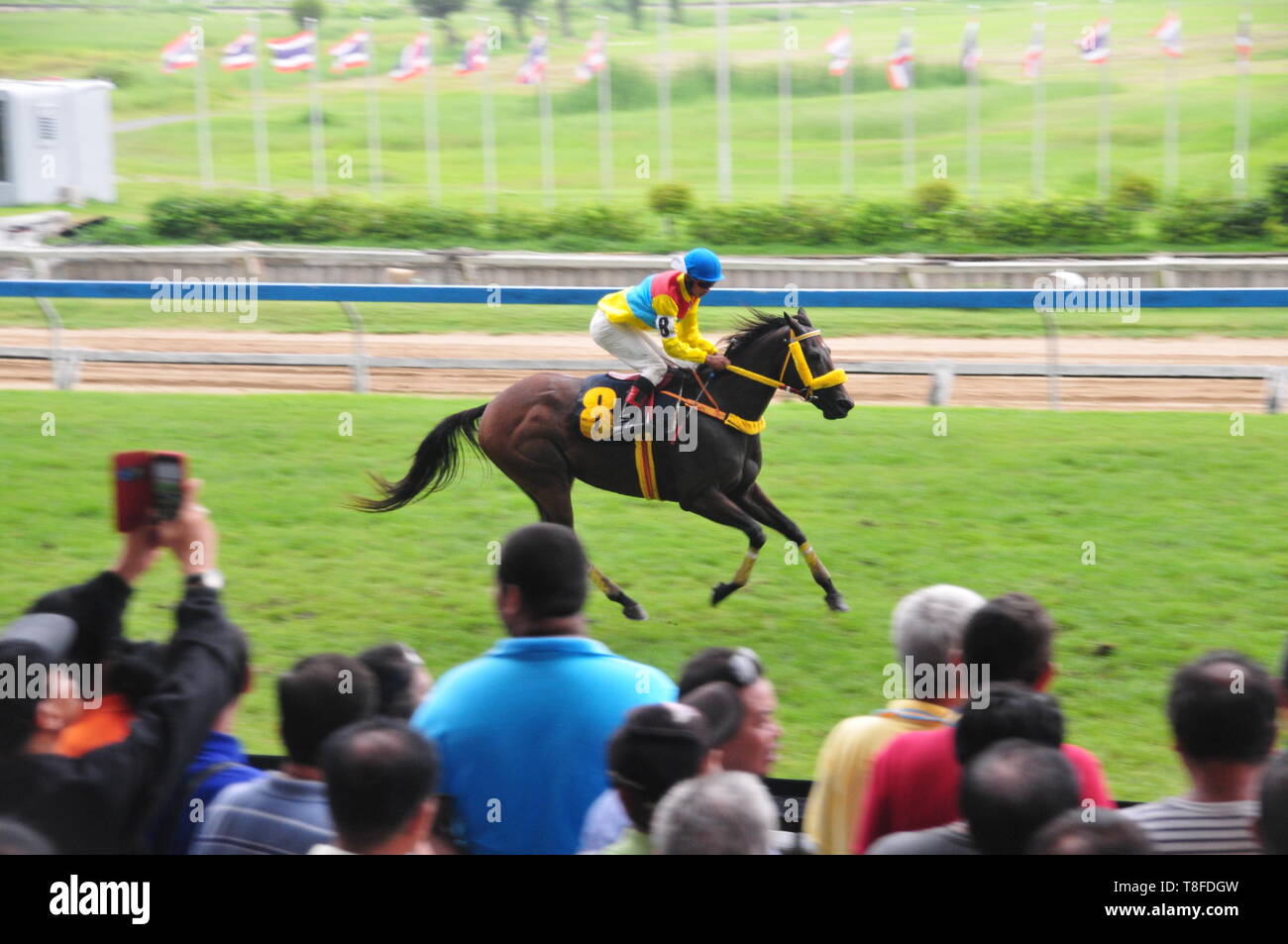 Bangkok Thailand :16 September 2018 Atmosphere of Royal Turf Club of ...