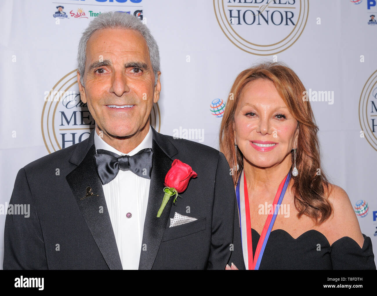 Ellis Island, NY - May 11, 2019: Tony Thomas and Marlo Thomas attend ...
