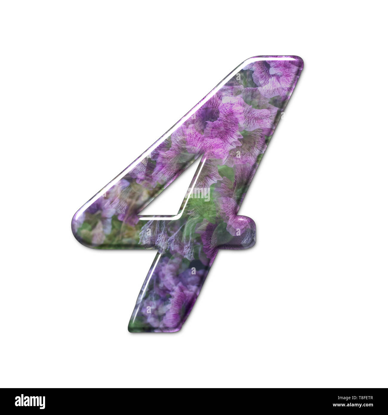 Floral pattern font hi-res stock photography and images - Alamy