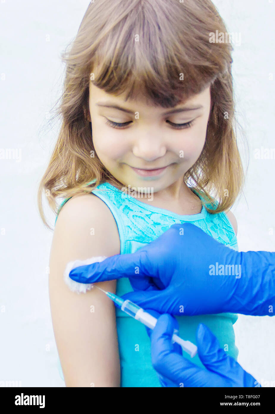 vaccination of children. An injection. Selective focus Stock Photo - Alamy