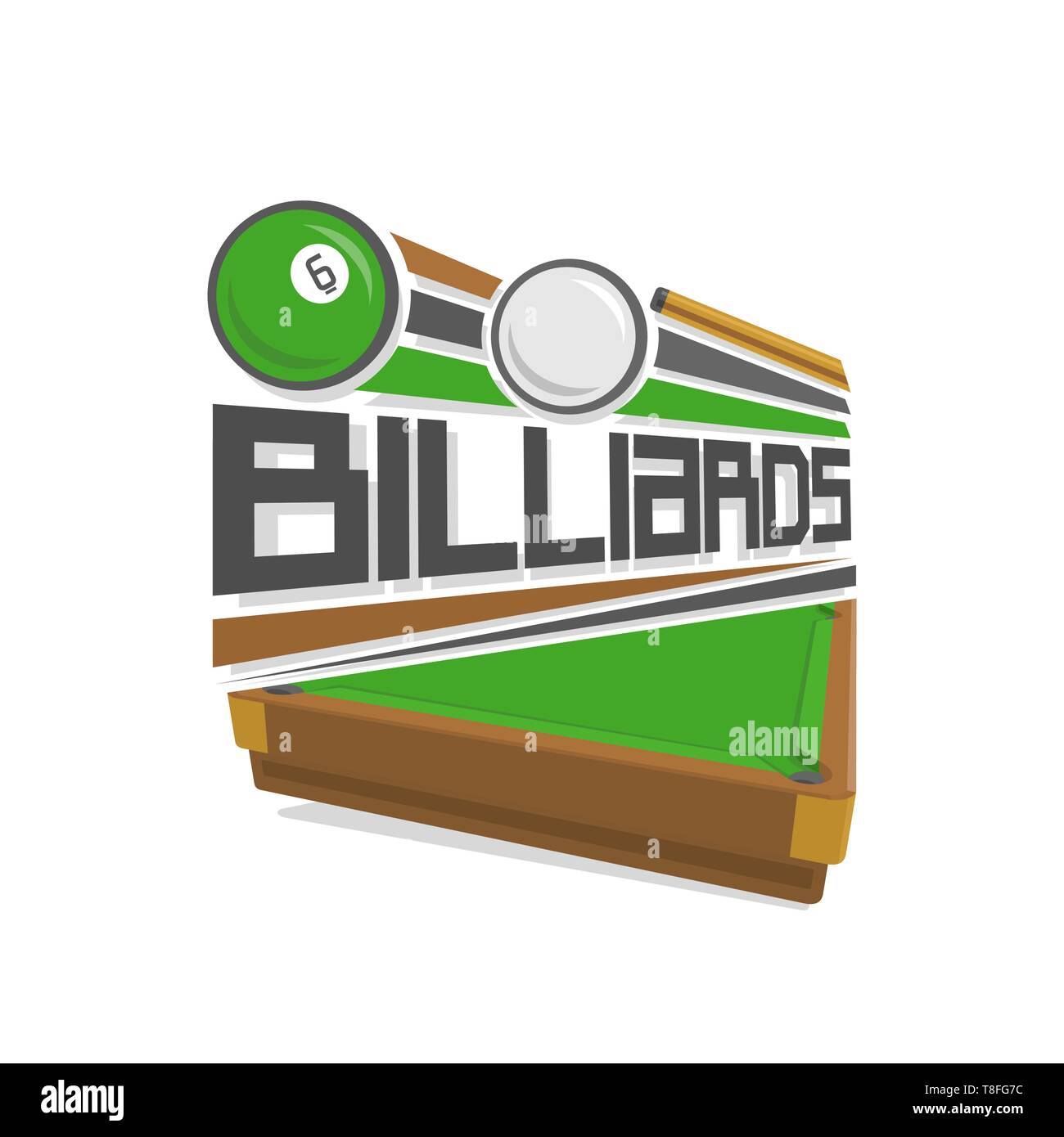 Vector logo for billiards Stock Vector Image & Art - Alamy