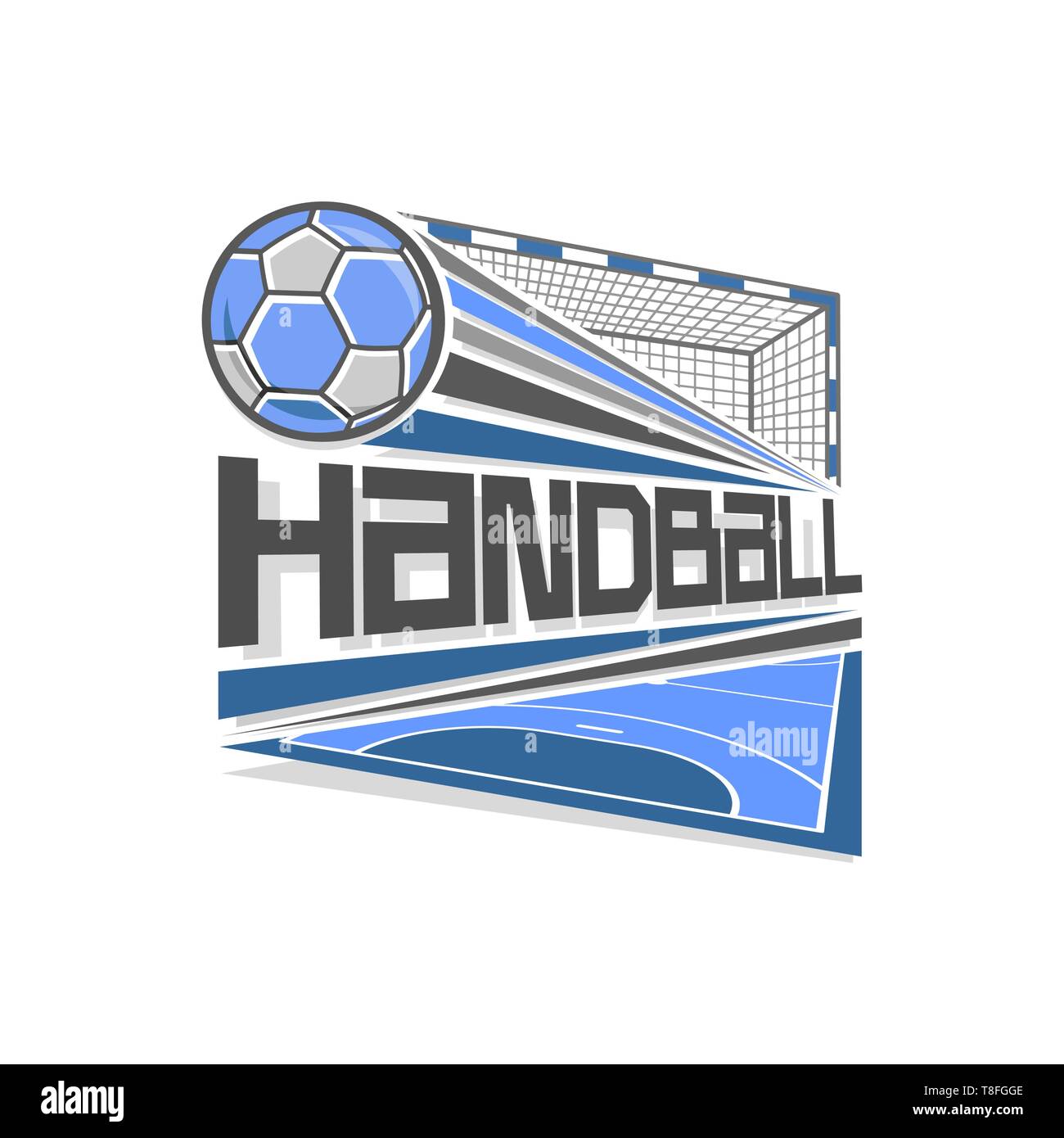 Vector logo for handball Stock Vector Image & Art - Alamy