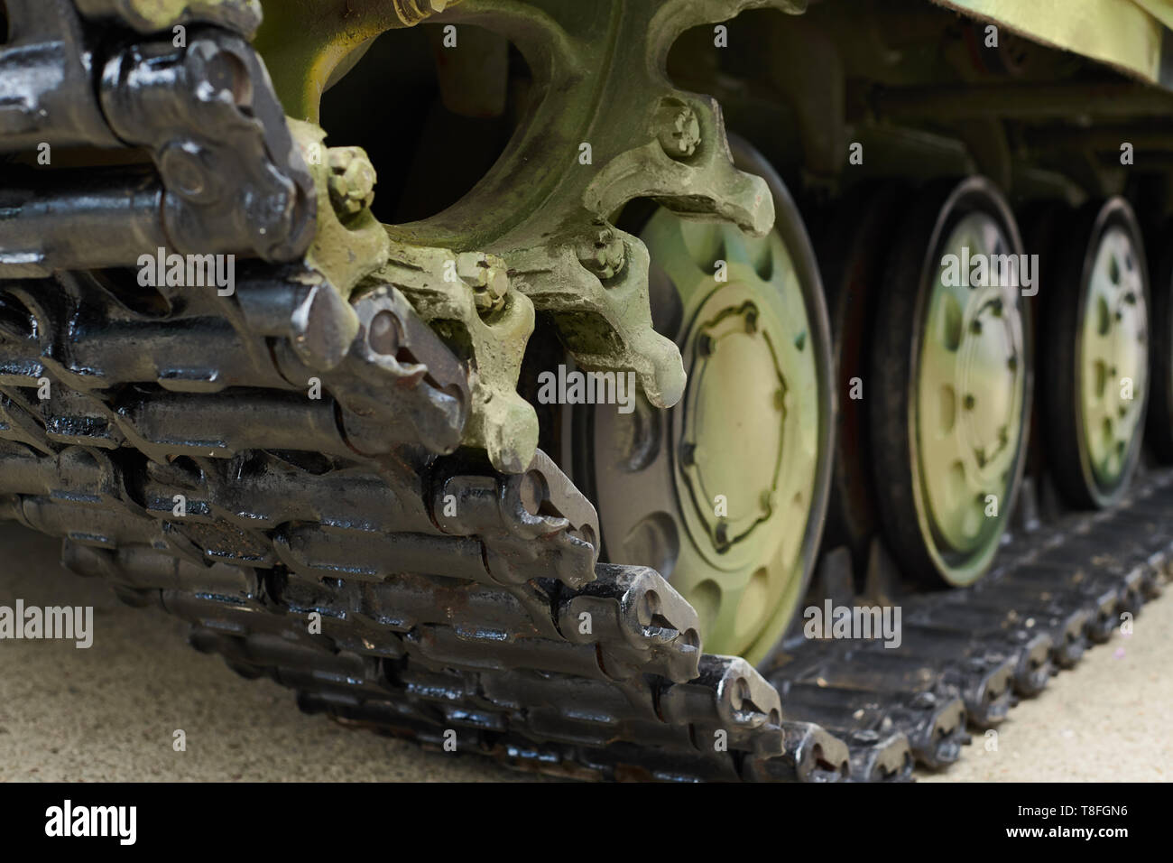 Tank Tracks Side View