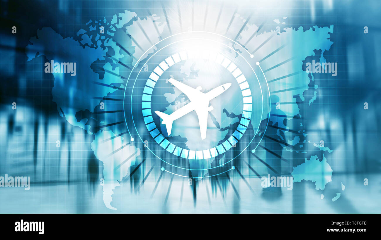 Airplane screen hi-res stock photography and images - Alamy