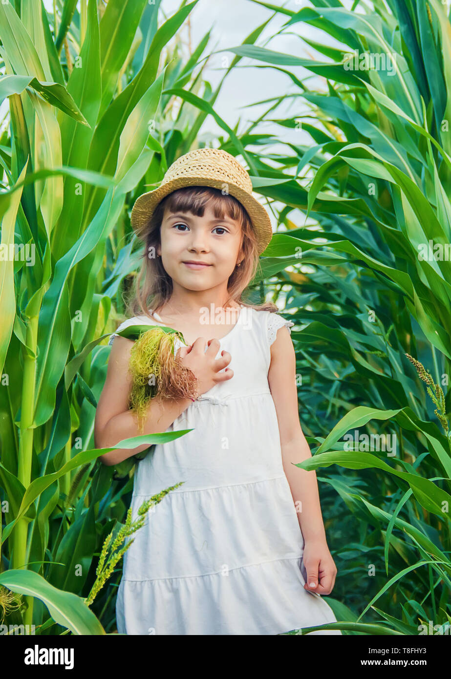Corn farmer kids hi-res stock photography and images - Alamy