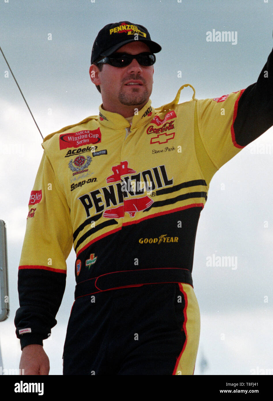 Steve Park at drivers introduction at Homestead-Miami Speedway in 2000 ...