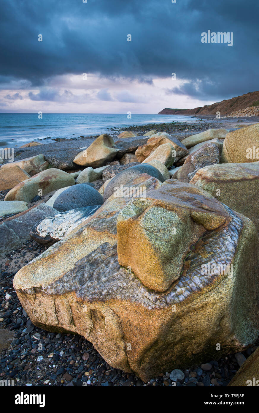Glen Mooar Beach, Kirk Michael, Isle of Man Stock Photo - Alamy