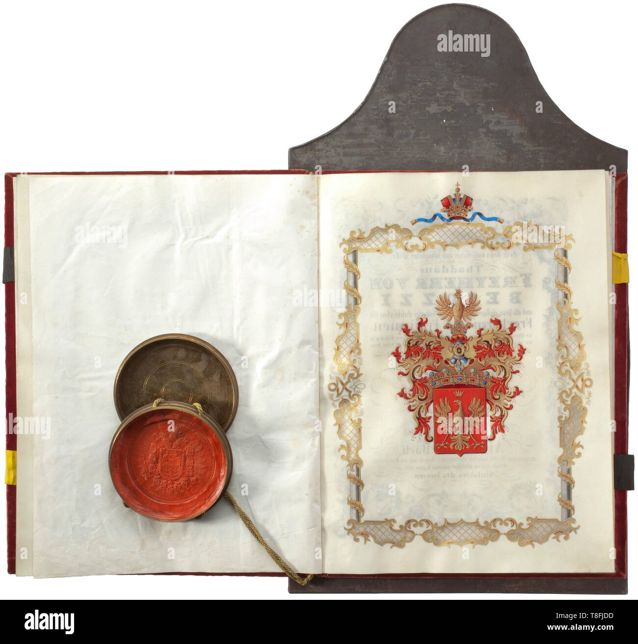 A document for elevation to the Baronage through the award of the Order ...