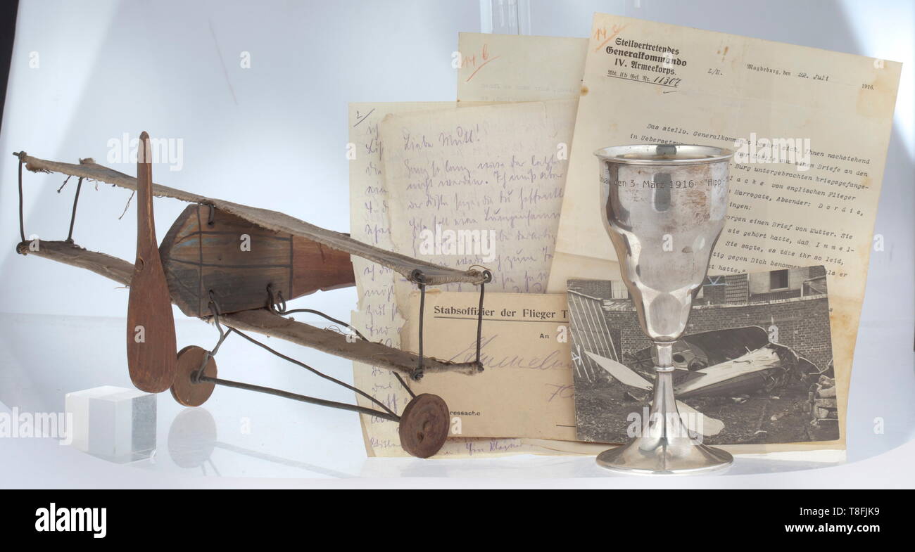 First lieutenant max immelmann silver goblet for the 20th century hi ...