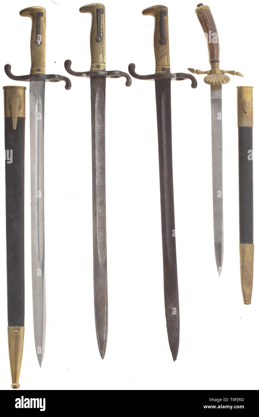 weapons, hunting dagger, 19th century, Additional-Rights-Clearance-Info ...