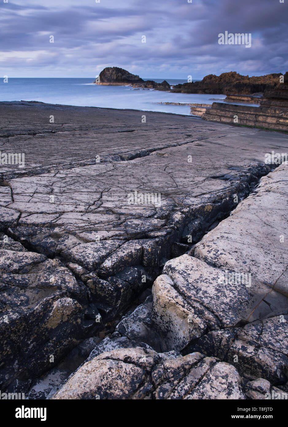Scarlett Point, Isle of Man, UK Stock Photo - Alamy