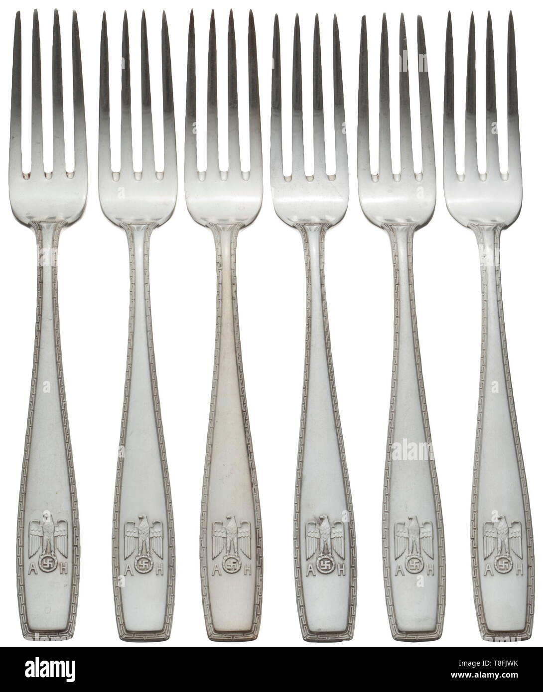Adolf Hitler - six small dining forks from his personal formal ...