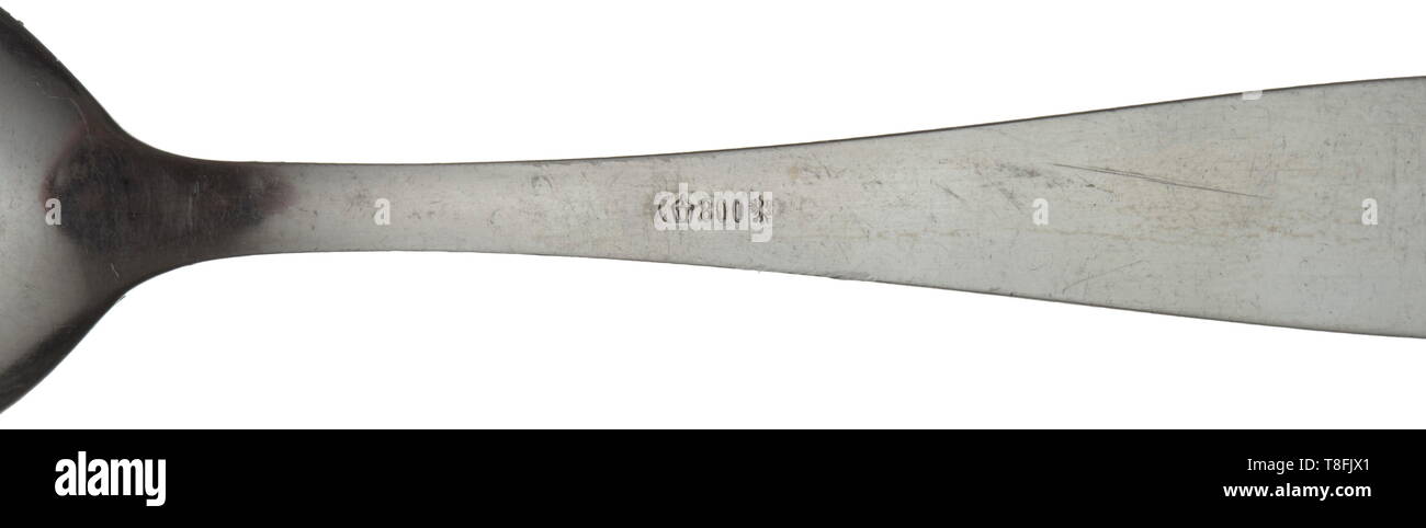 Adolf Hitler - six dessert spoons from his personal formal silverware ...