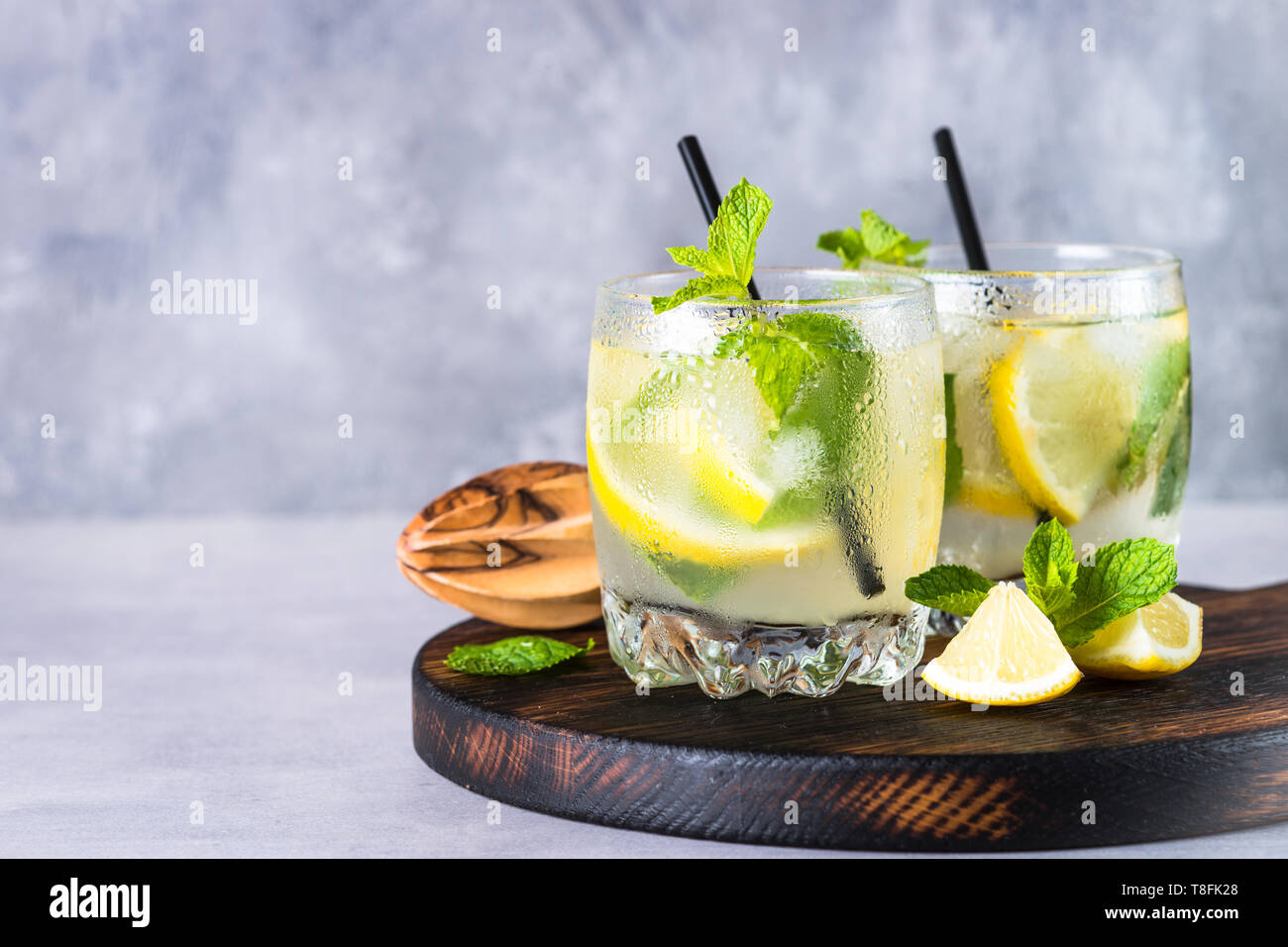 Lemonade summer cold drink Stock Photo - Alamy