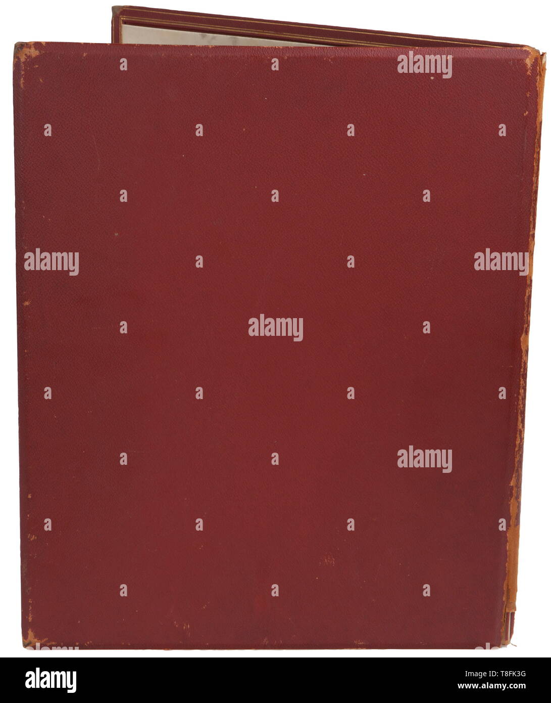 Kapitänleutnant Hermann Rasch - an award document with folder for the ...