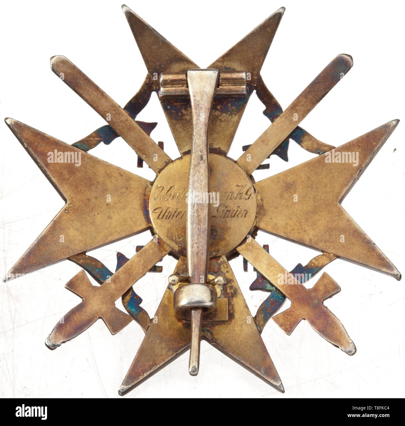 A spanish cross in gold with swords hi-res stock photography and images ...