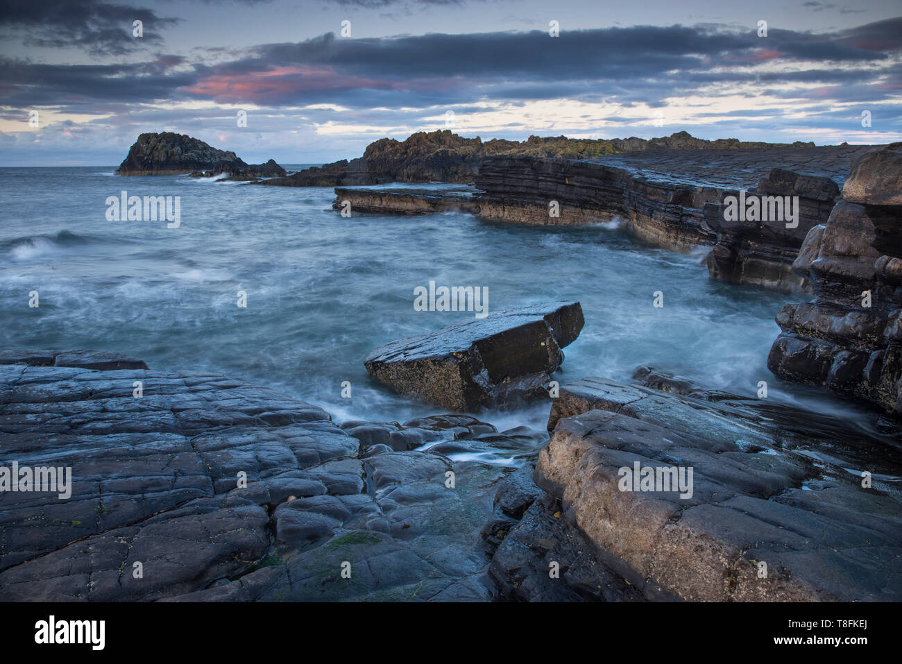 Scarlett Point, Isle of Man, UK Stock Photo - Alamy