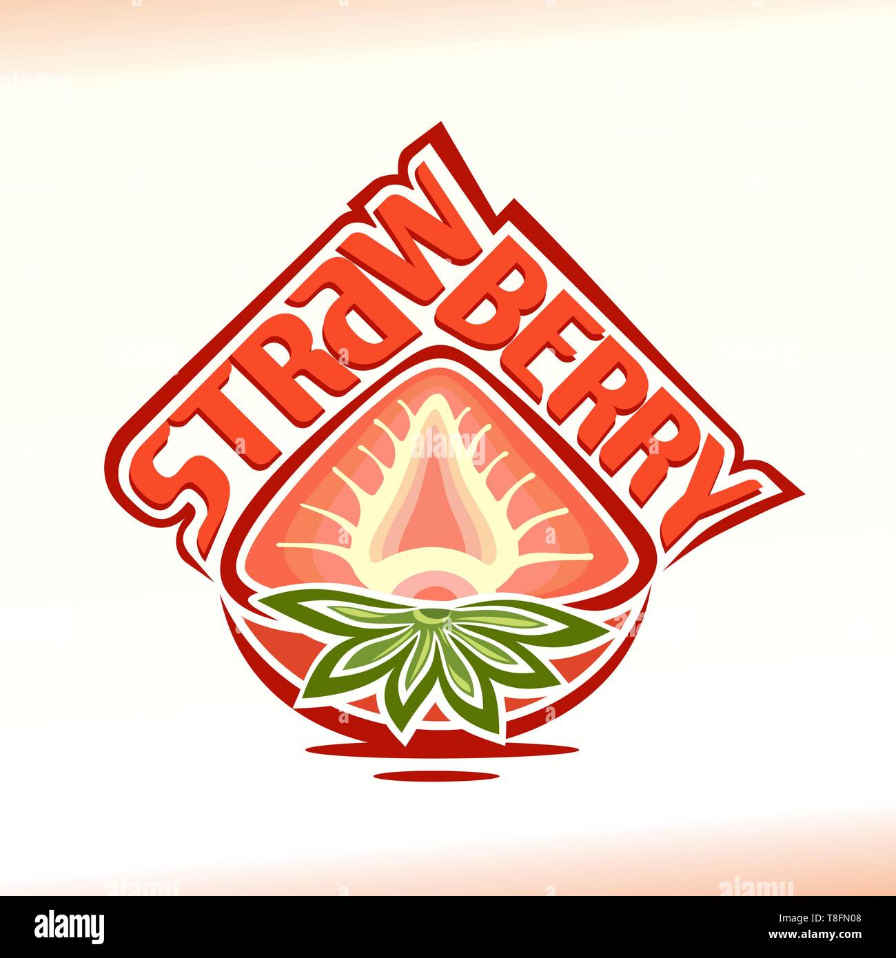 Vector logo for strawberry Stock Vector Image & Art - Alamy