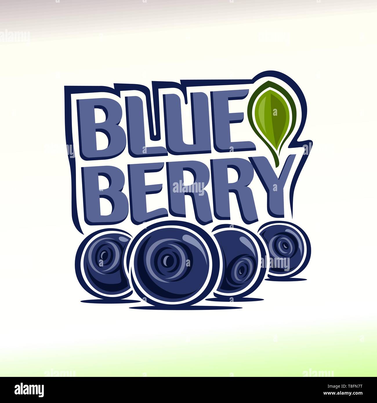 Vector logo for blueberry Stock Vector Image & Art - Alamy