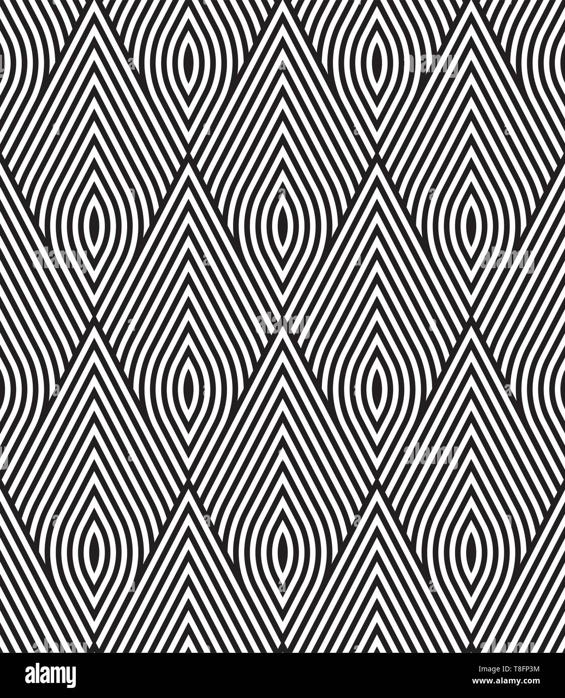 Seamless grid pattern with repeating geometric triangles. Modern ...