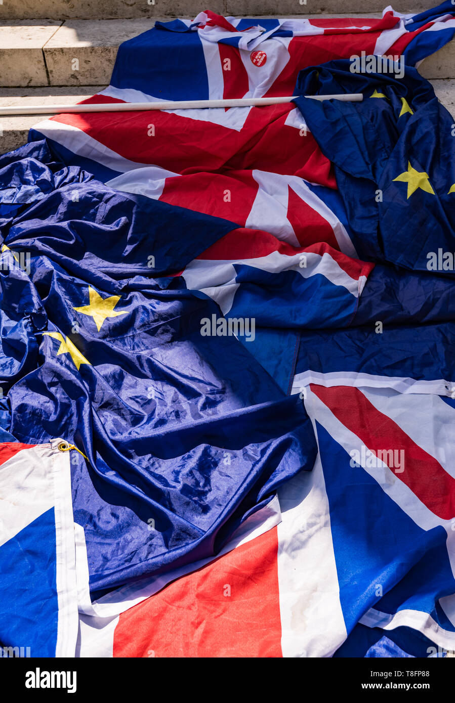 UK & E.U. Remain flag Stock Photo - Alamy