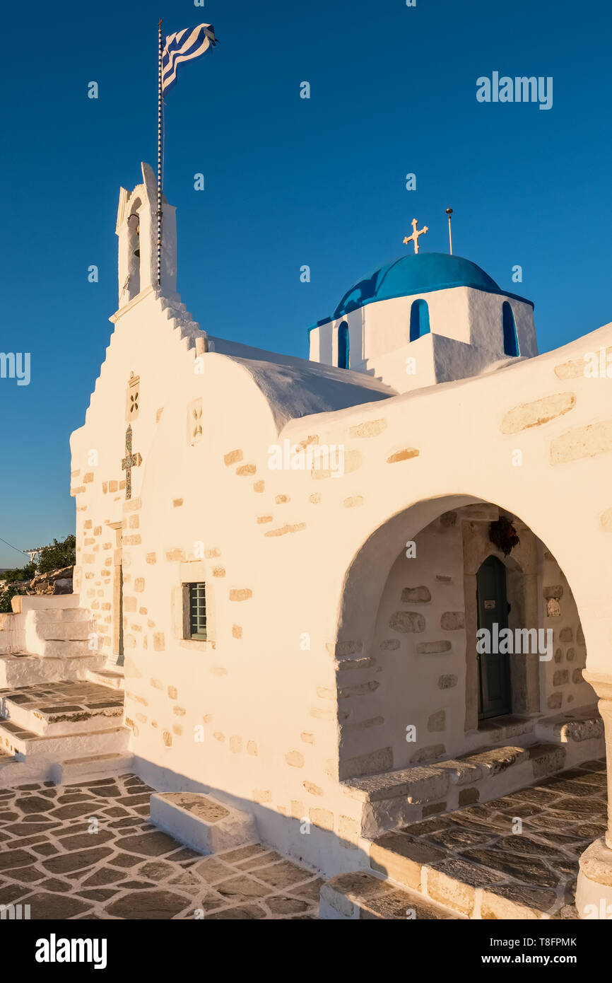 Church of Saint Constantine in Parikia, Paros, Greece Stock Photo - Alamy