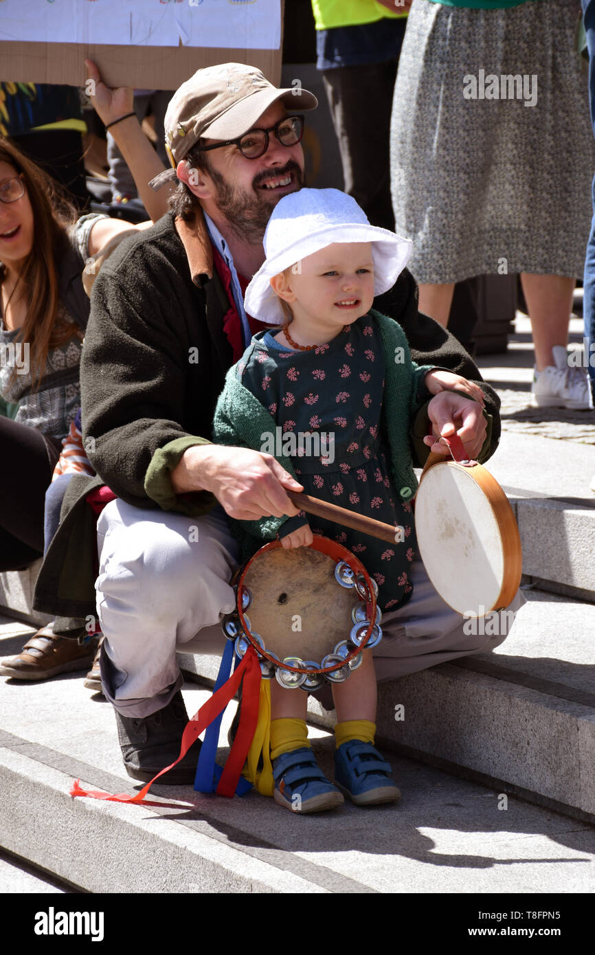 Extinction Rebellion climate change protest in Norwich, UK 12 May 2019 ...