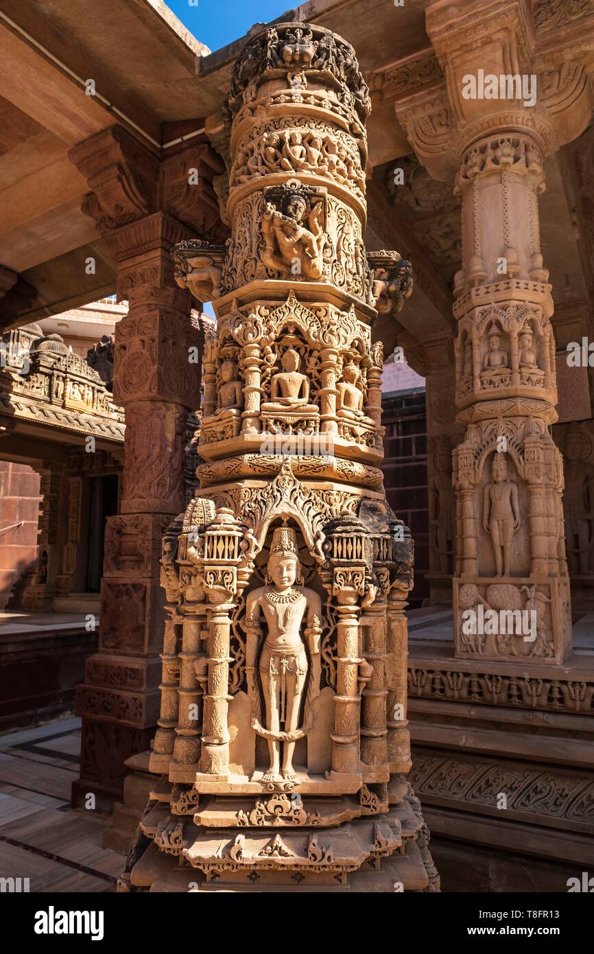 India, Rajasthan, Osiyan (or Osian), gateway to the Thar desert ...