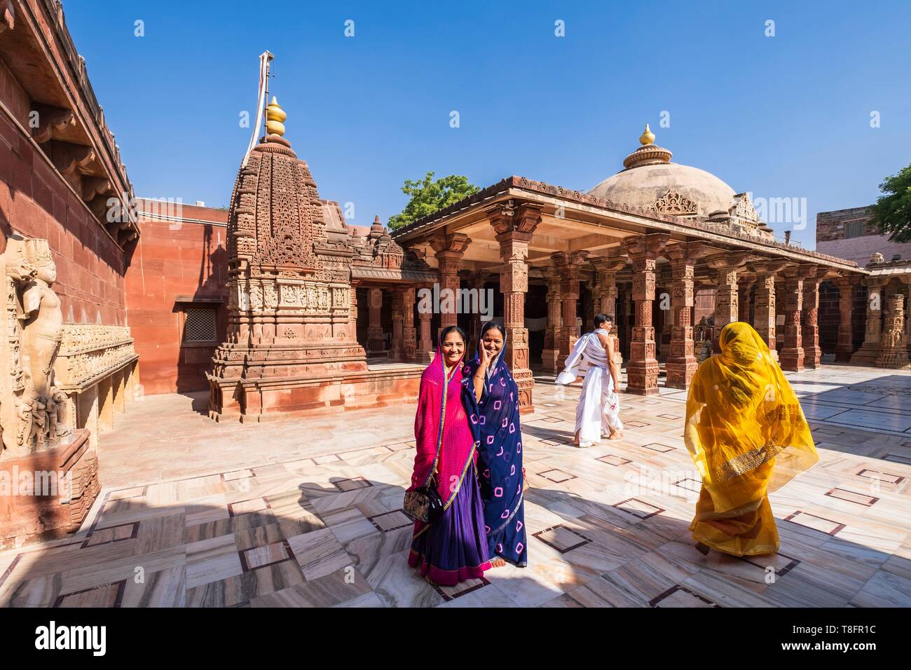 India, Rajasthan, Osiyan (or Osian), gateway to the Thar desert ...