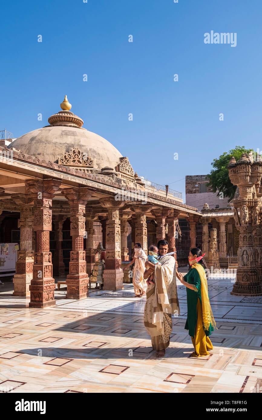 India, Rajasthan, Osiyan (or Osian), gateway to the Thar desert ...