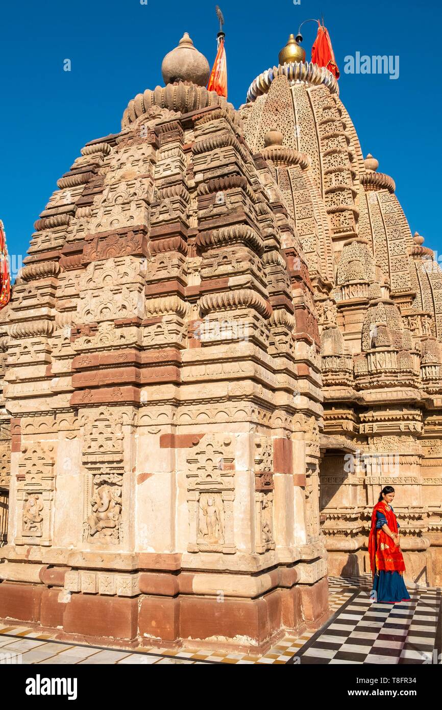 India, Rajasthan, Osiyan (or Osian), gateway to the Thar desert ...