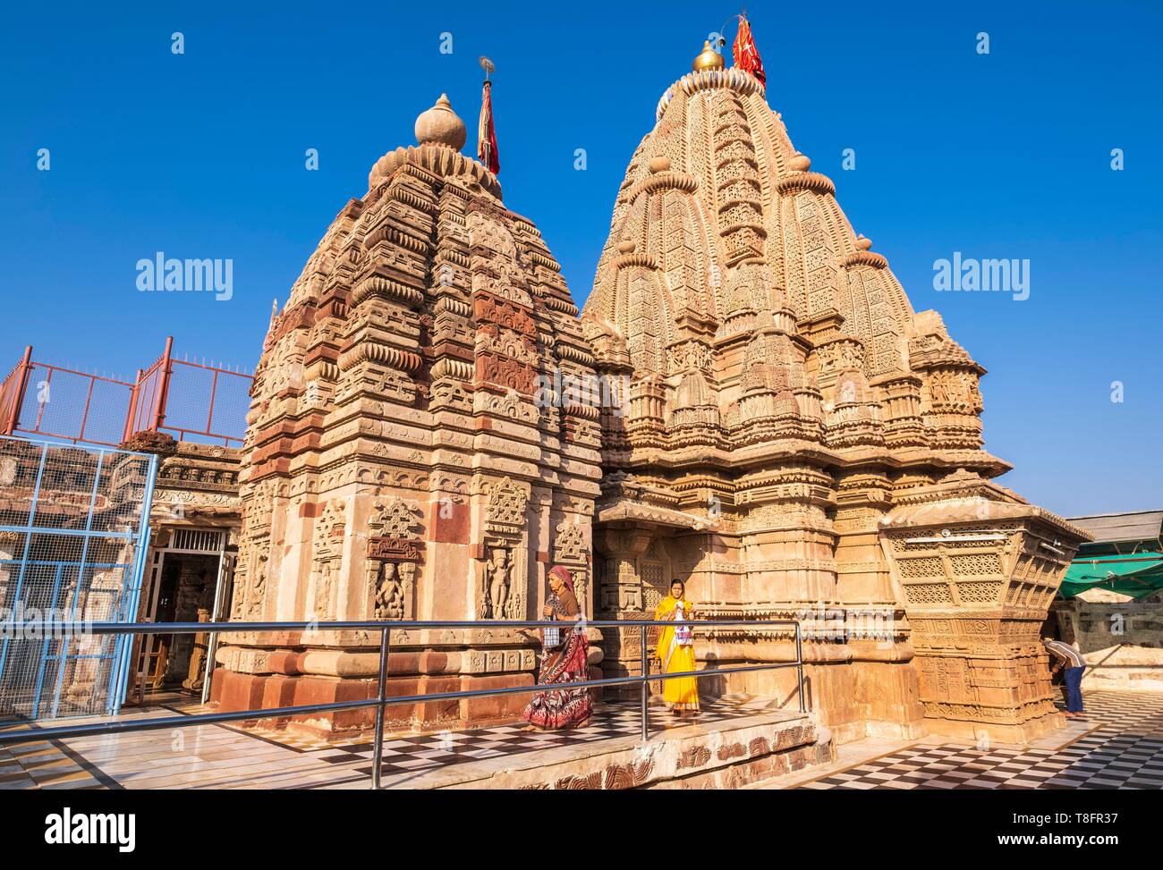 India, Rajasthan, Osiyan (or Osian), gateway to the Thar desert ...