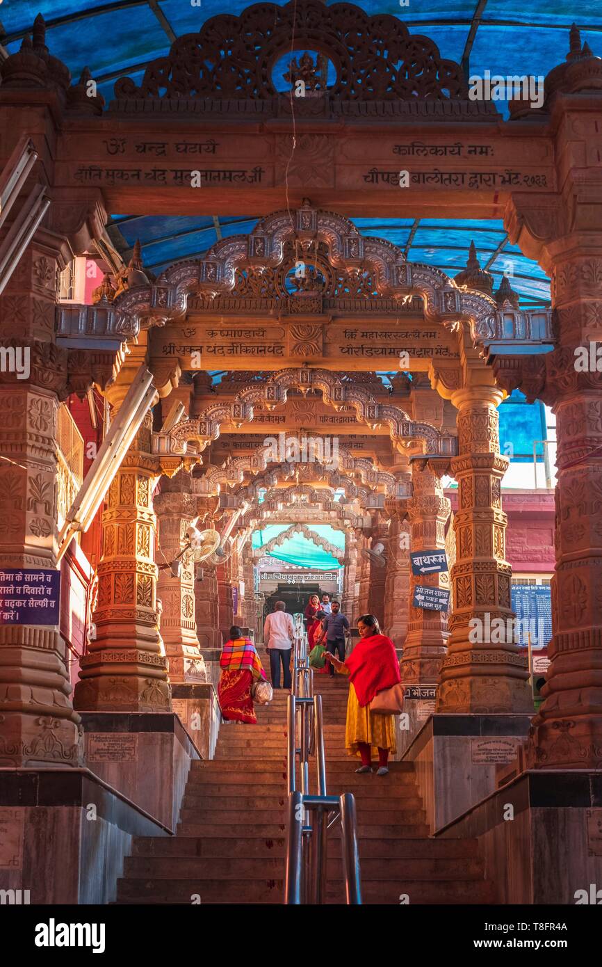 India, Rajasthan, Osiyan (or Osian), gateway to the Thar desert ...