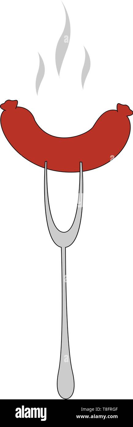 Food on barbecue hot Stock Vector Images - Alamy