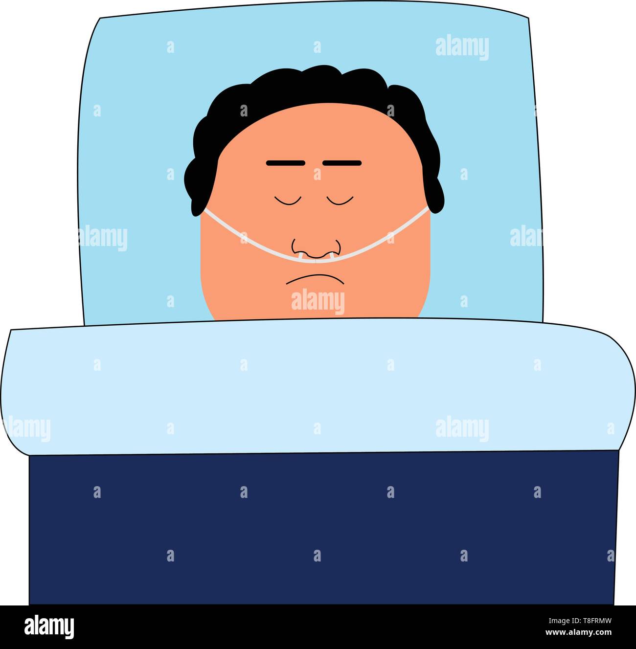 Resting his head Stock Vector Images - Alamy
