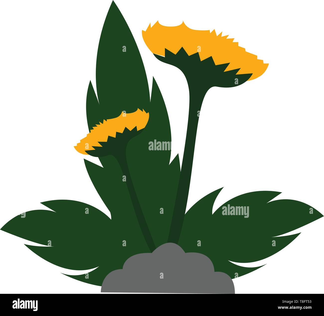 Soil isolated on white Stock Vector Images - Alamy