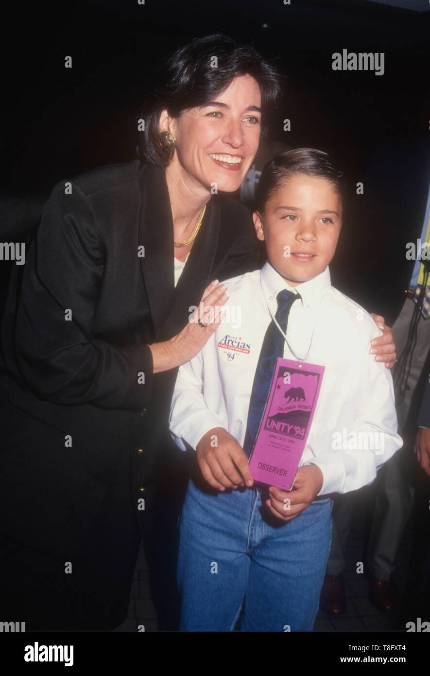 Los Angeles, California, USA 15th April 1994 Politician Kathleen Brown ...