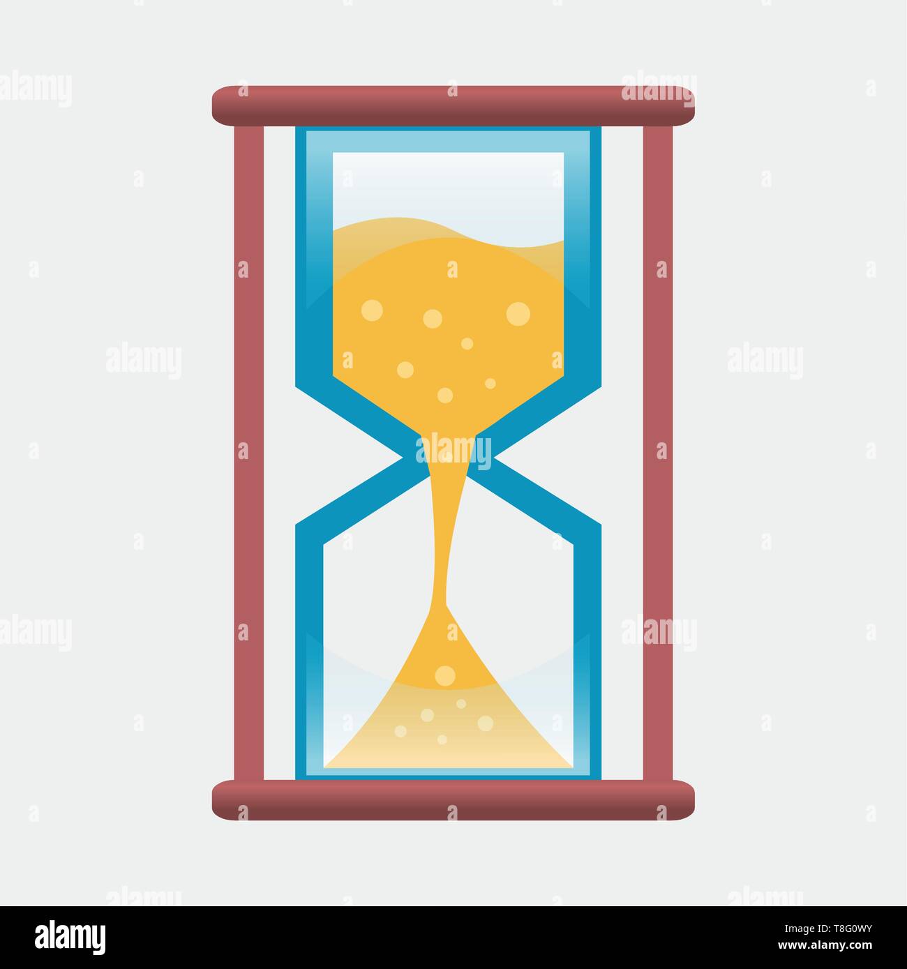 hourglass vector symbol illustration Stock Vector Image & Art - Alamy